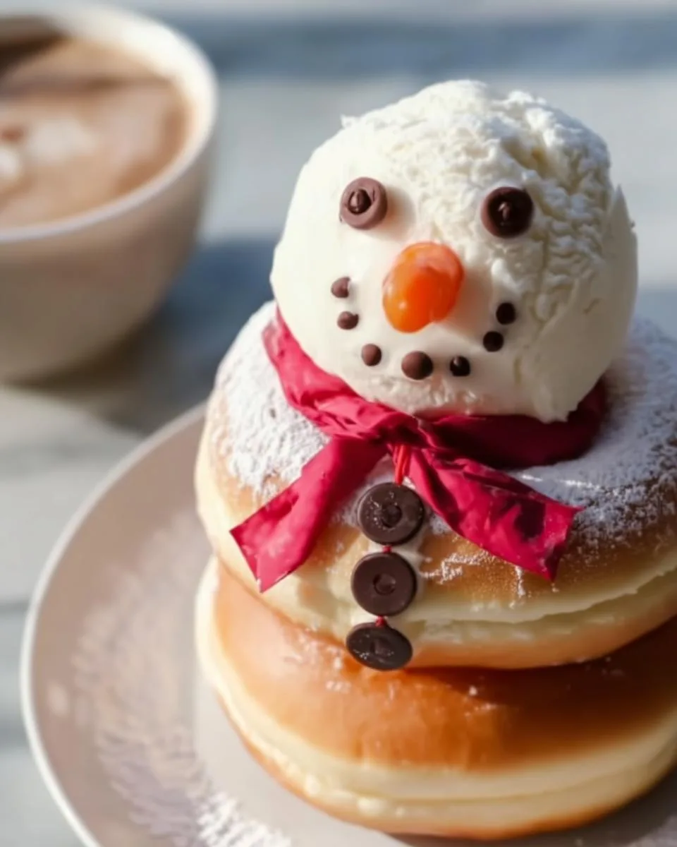2 Magical Ways to Make a Donut Snowman They'll Love - Dishivia