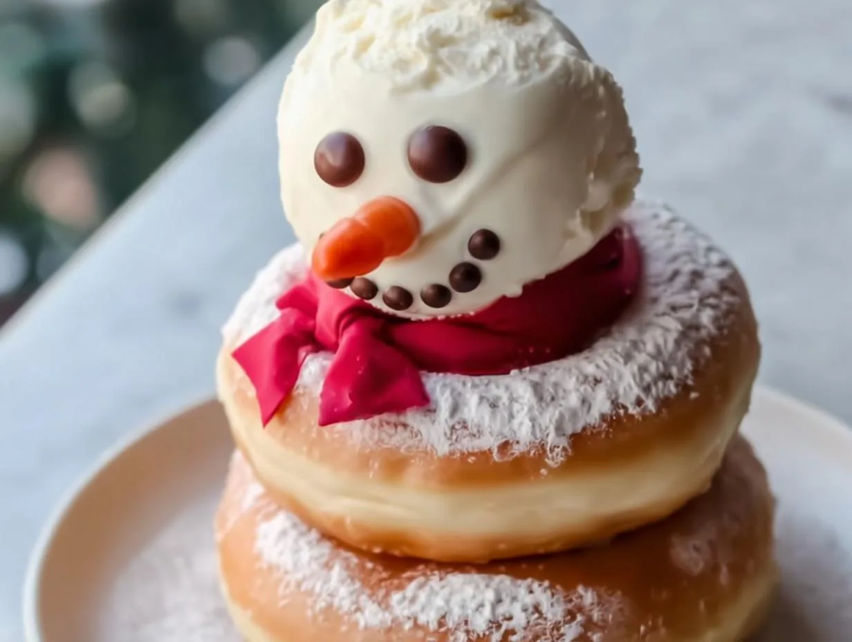 2 Magical Ways to Make a Donut Snowman They'll Love - Dishivia