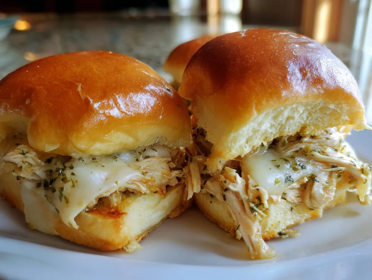 Chicken Sliders with Rotisserie Chicken - Heavenly Flavor! - Dishivia